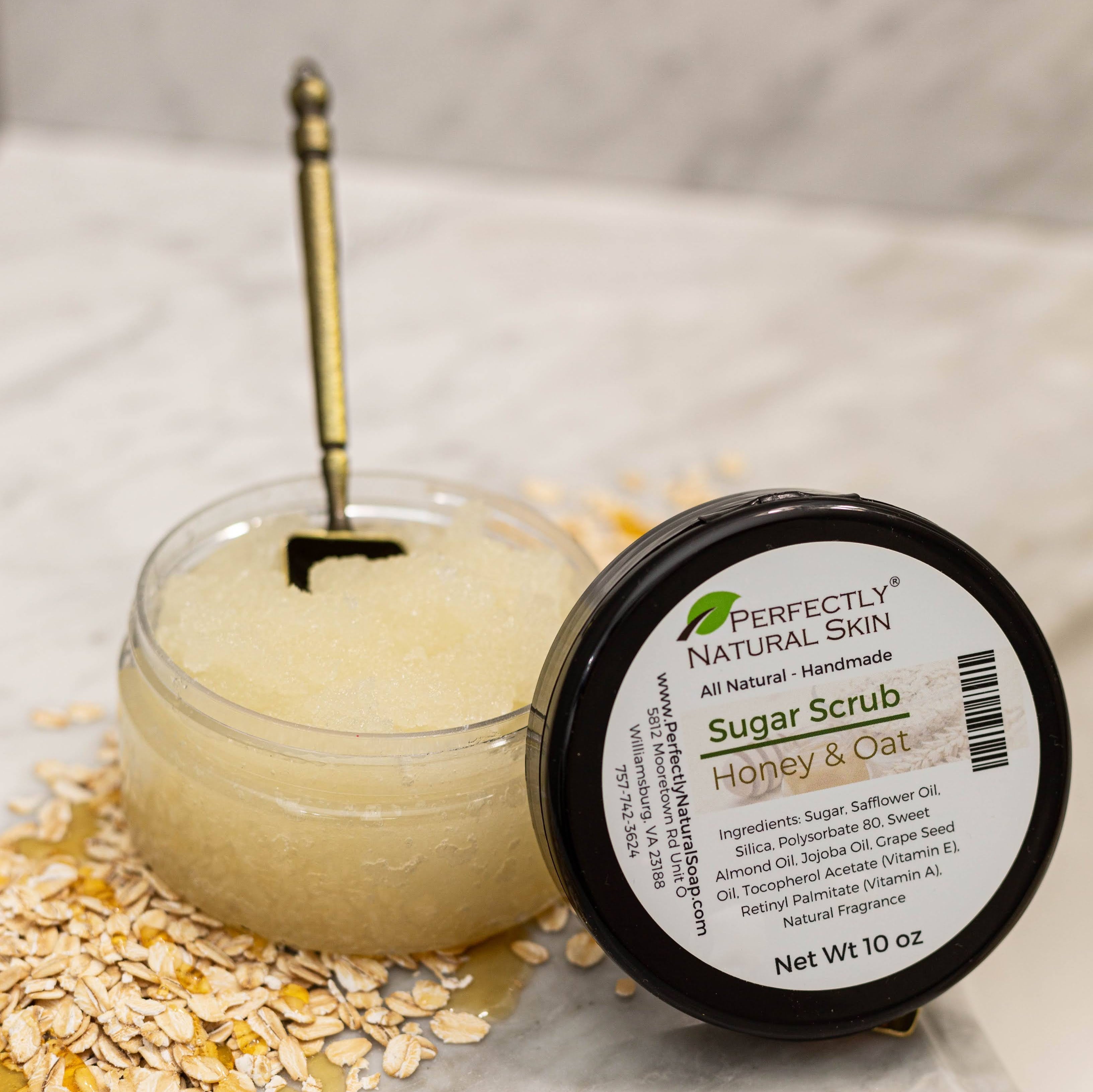 Gentle Exfoliating Sugar Scrub | Natural Body Scrub | Perfectly Natural ...